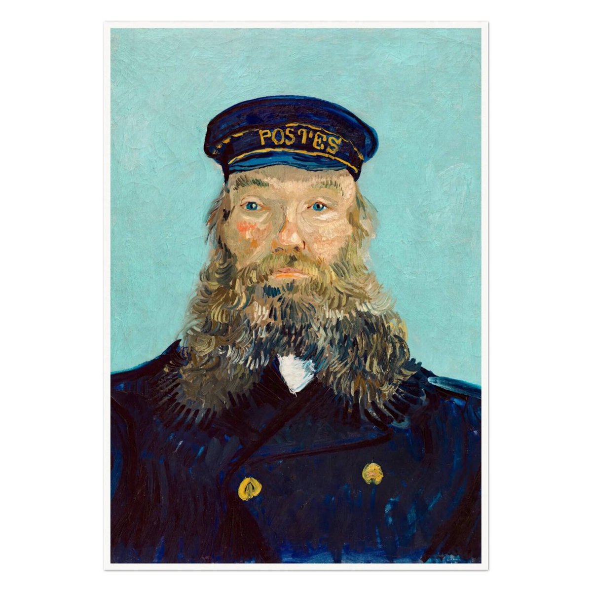 Galrie Vincent Van Gogh Postman Art Print Iconic Post Impressionist Masterpiece Poster Only A0