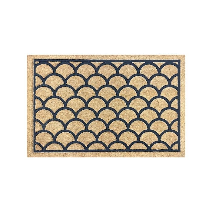 Madras Link 60 x 90cm Rubber Embossed Brushed Coir Door Mat - Bunnings Australia