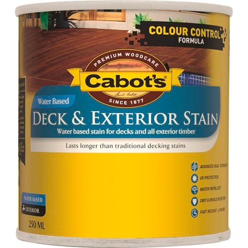 Cabot's 250ml Jarrah Water Based Deck And Exterior Timber Stain ...