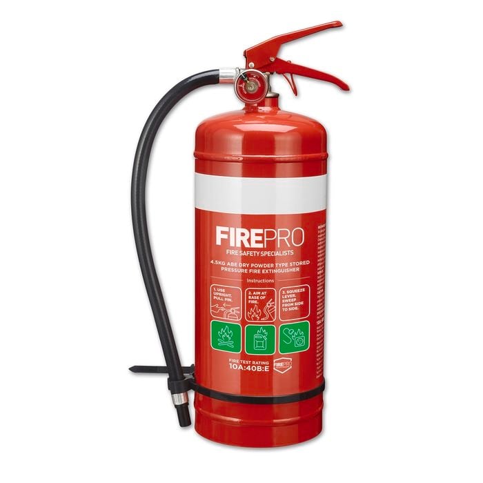 FirePro 4.5kg Dry Powder Fire Extinguisher - Bunnings Australia