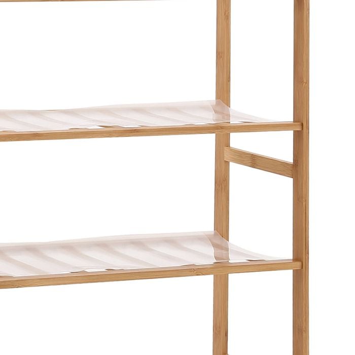 5 Tier 70cm Wooden Bamboo Shoe Rack - Bunnings Australia