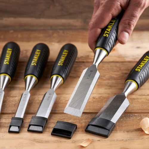 Stanley 5 Piece Essentials Chisel Set - Bunnings Australia