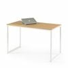 Zinus Computer Desk Home Office Table Study Desks Wooden - White 140cm ...