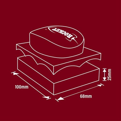 Rocket Sanding Block Holder with Medium Grade Sponge - Bunnings New Zealand