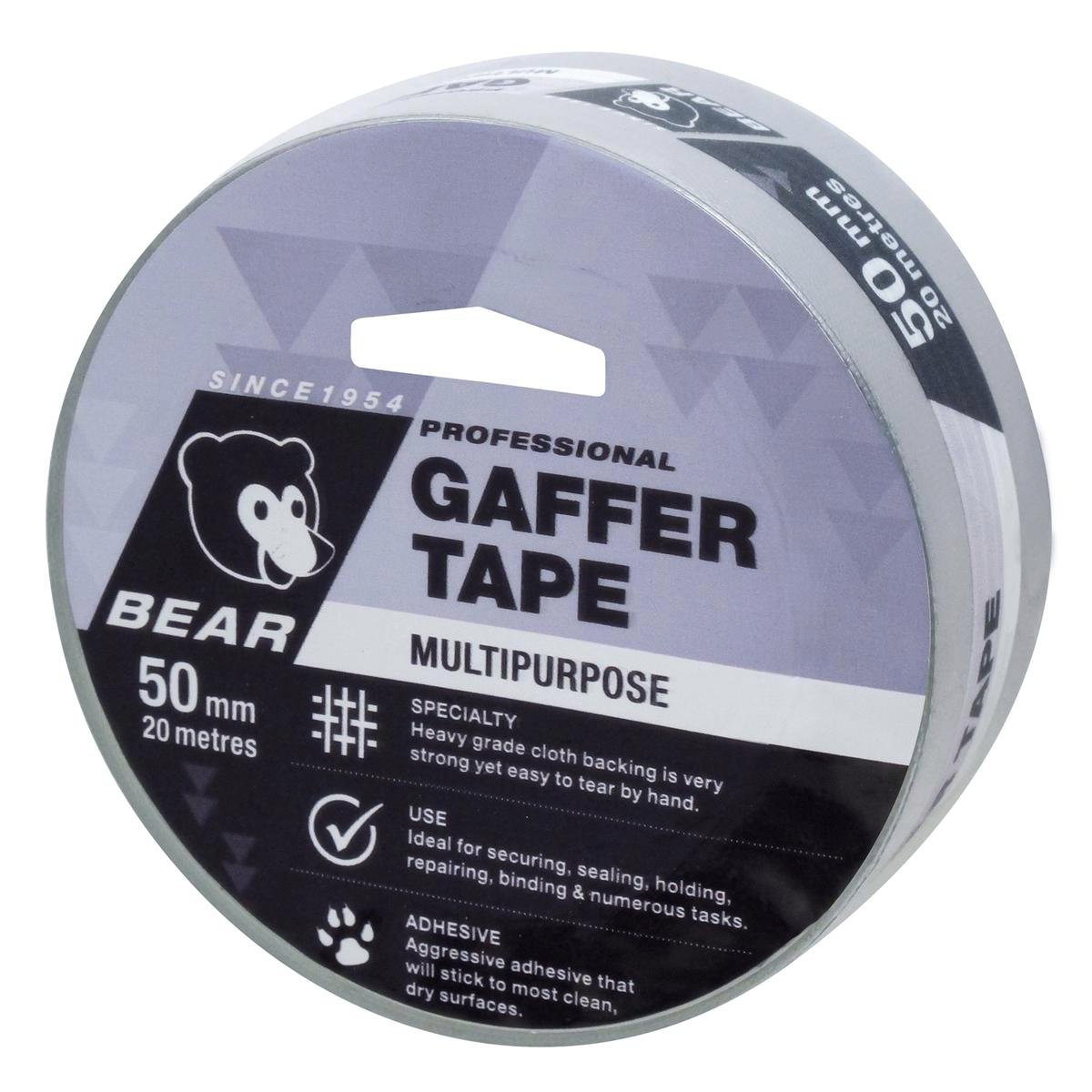 Bear 50mm x 20m Silver Multipurpose Gaffer Tape - Bunnings Australia