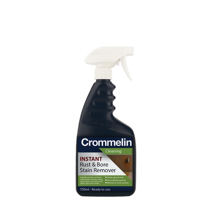 Crommelin 750ml Instant Rust & Bore Stain Remover - Bunnings Australia