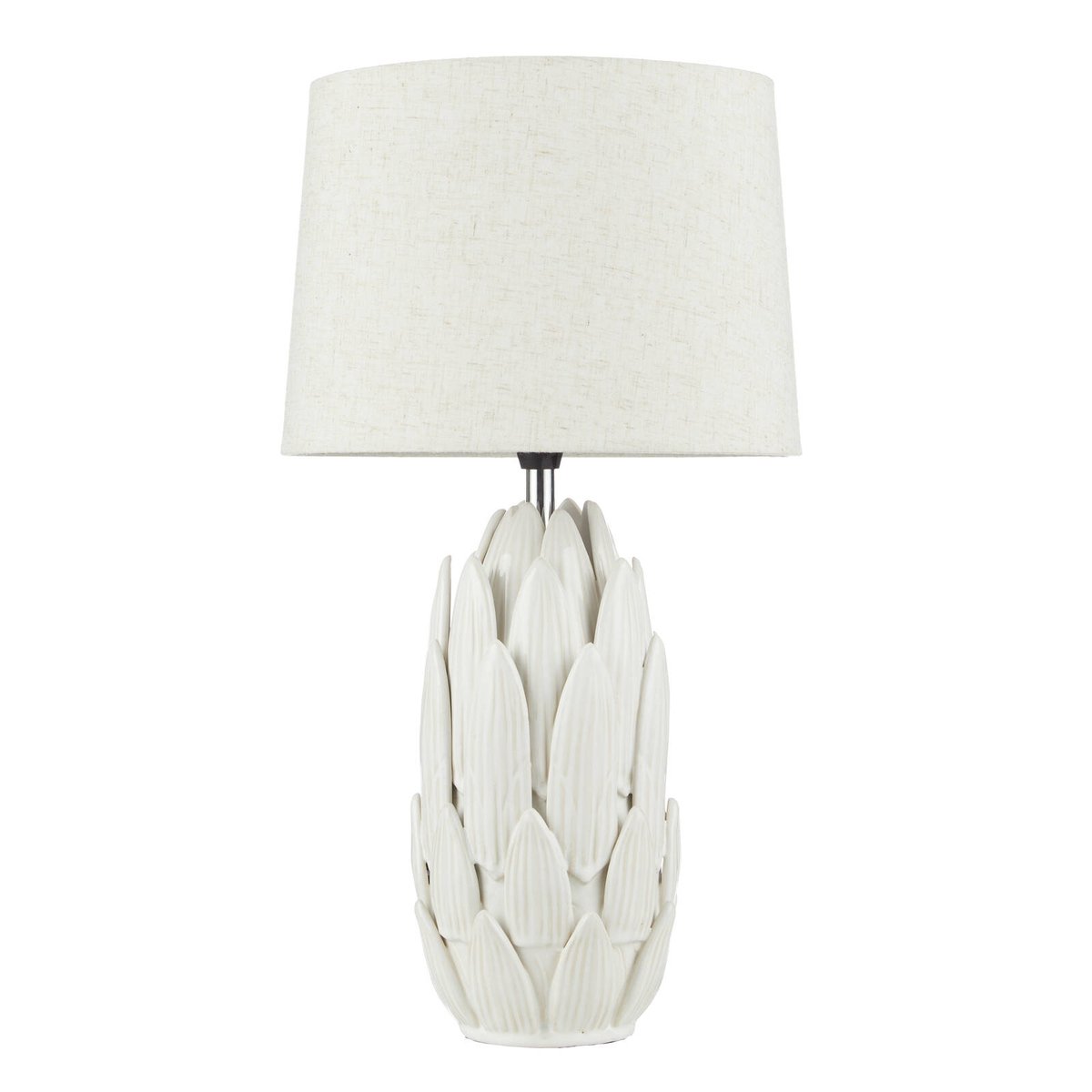 Society Home Selia Ceramic Table Lamp Cream 27x27x50cm - Bunnings Australia