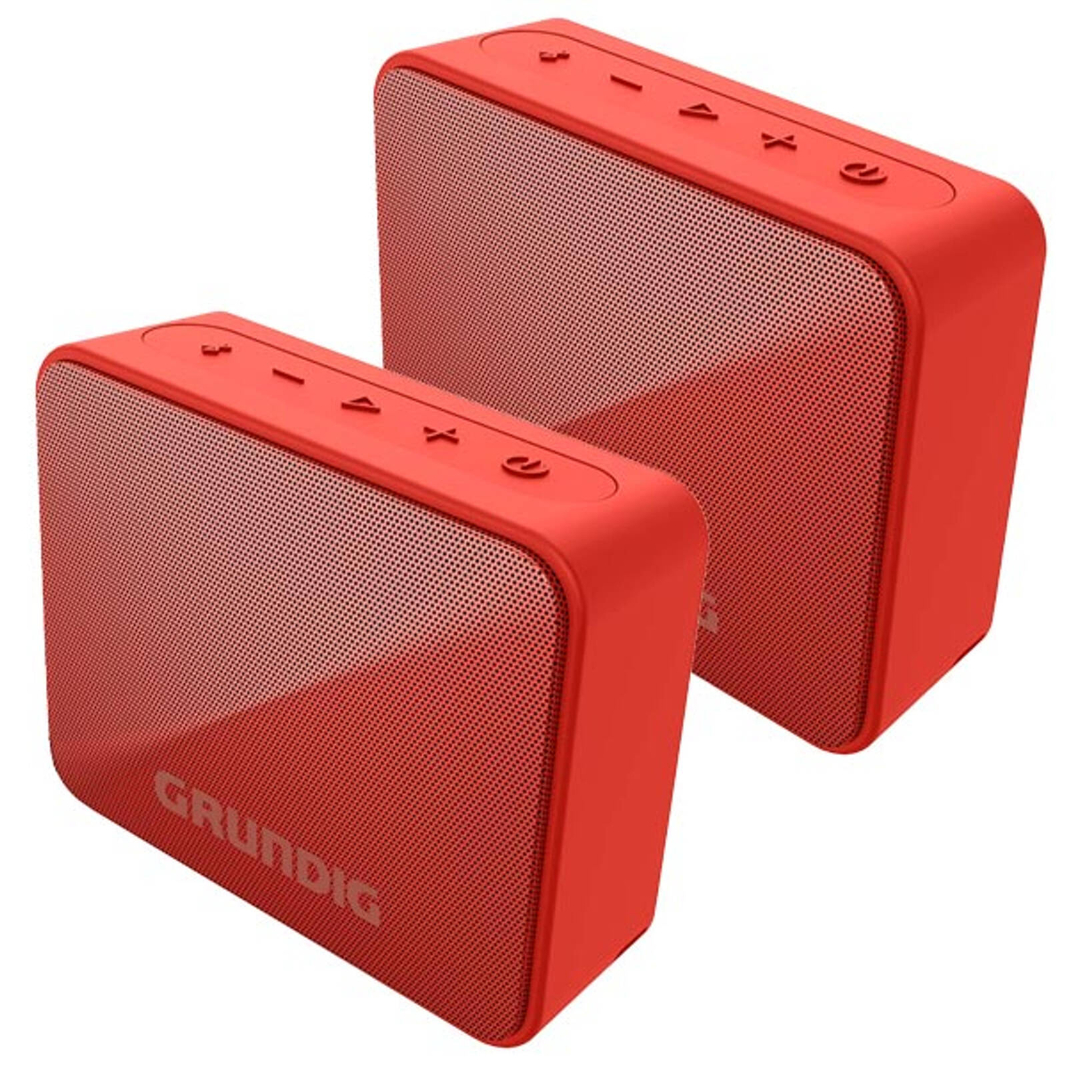 Grundig Bluetooth Speaker Solo - Red (2PK) - Bunnings Australia