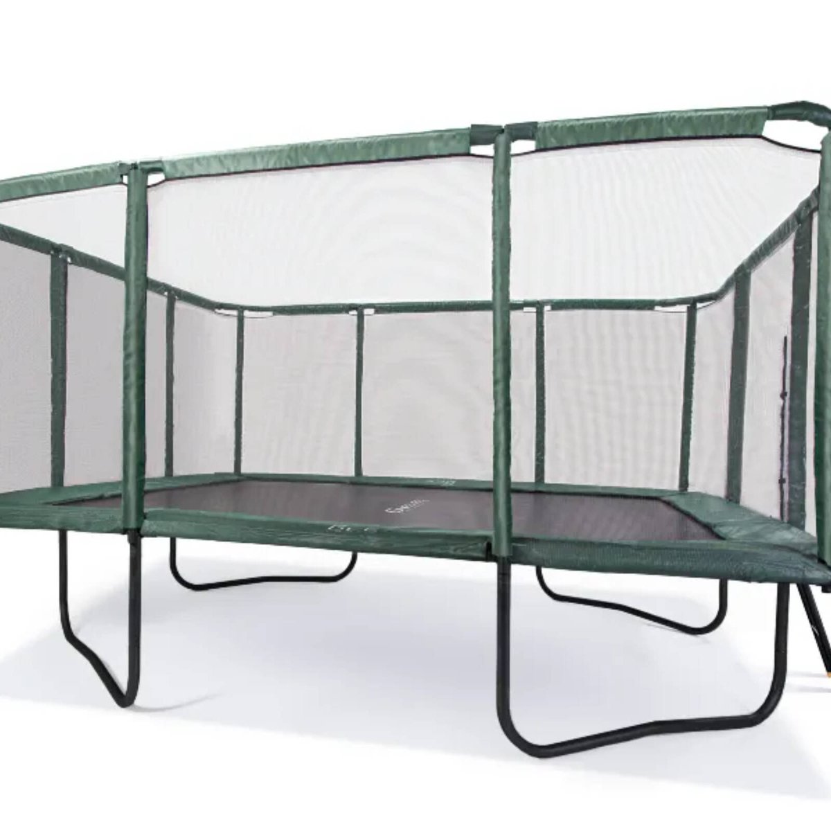GeeTramp Force 14ft x 16ft Rectangle Trampoline - Black Edition ...
