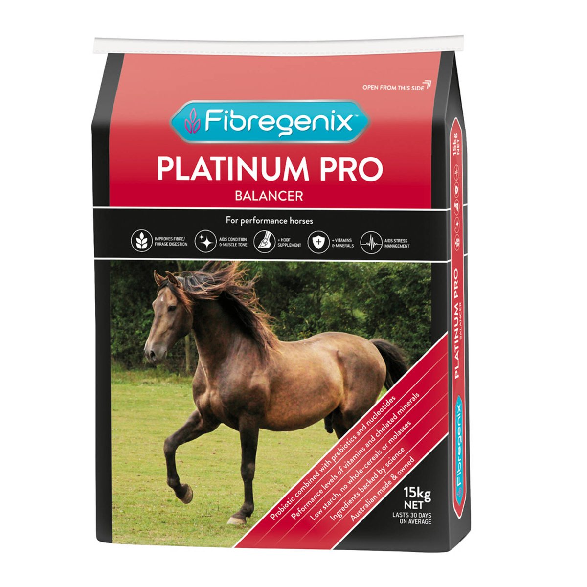 Fibregenix Platinum Pro Balancer Horse Performance Feed Supplement 15kg ...