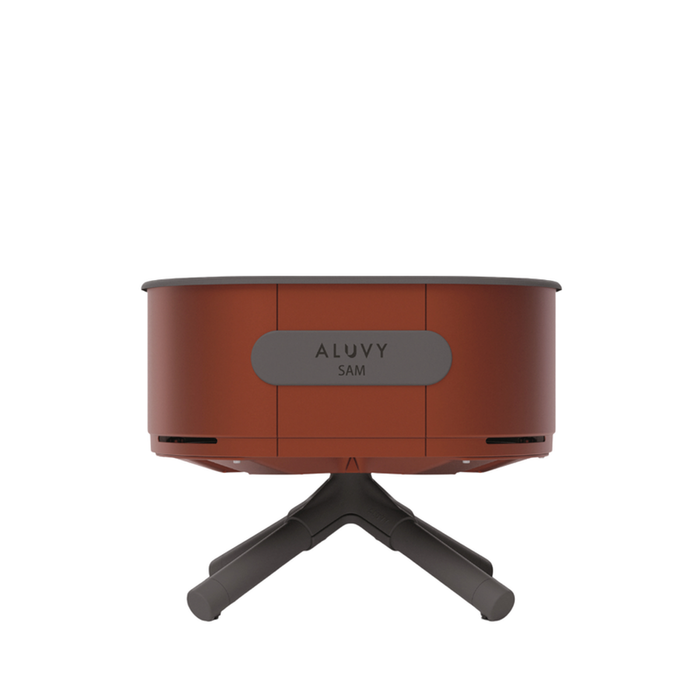 Aluvy Sam - Basalt Low Brazier - Terracotta - Bunnings Australia