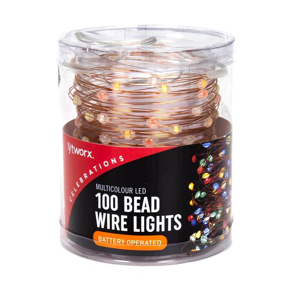Lytworx 100 Multicolour Battery Operated Bead Wire Lights - Bunnings ...