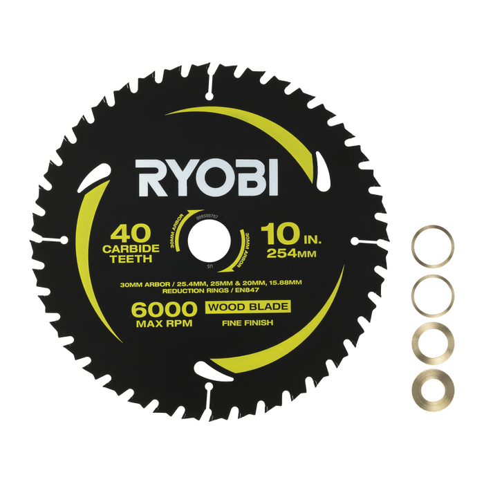 Ryobi 254mm 40T Mitre Saw Blade - Bunnings Australia