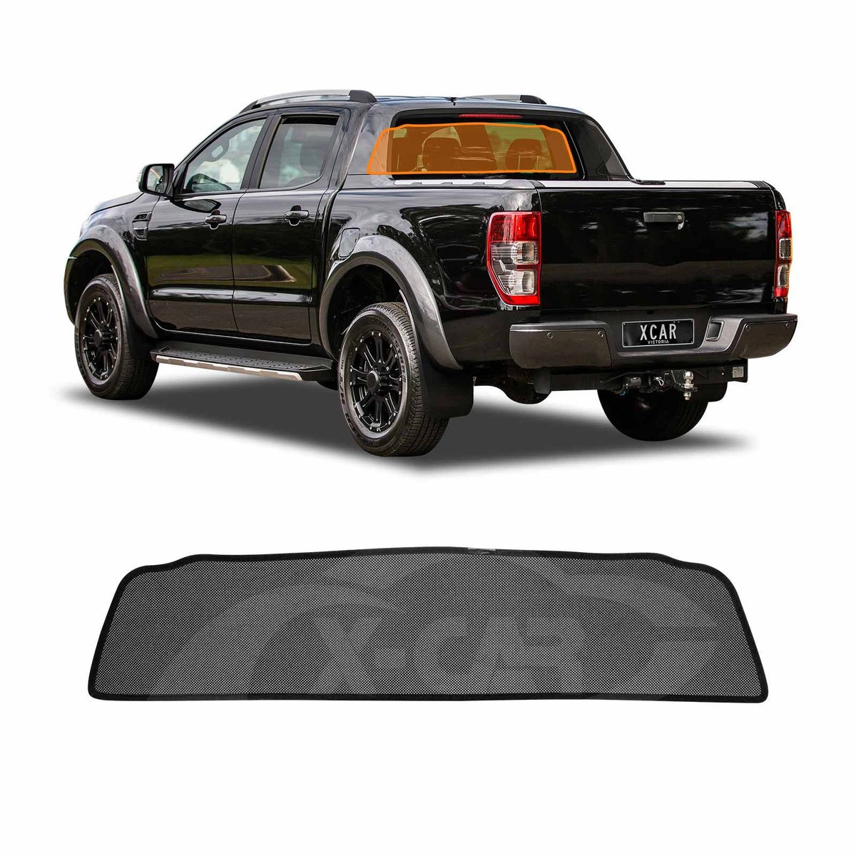 Rear Windscreen Sun Shade for Ford Ranger 2011-2022 Wind Screen Sun ...