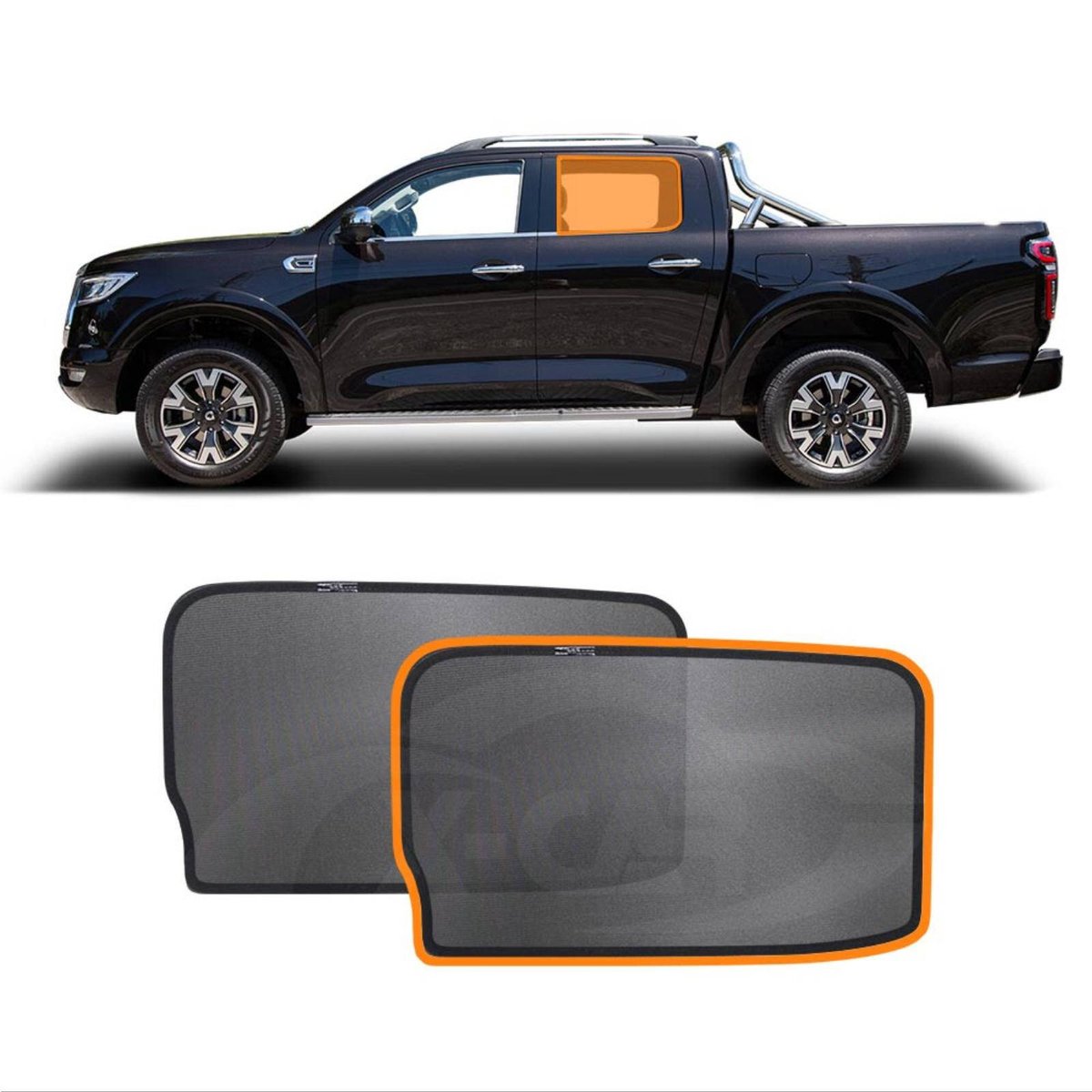 Rear Window Sun Shade for GWM UTE Cannon 2021-2024 Magnetic Car Sun ...
