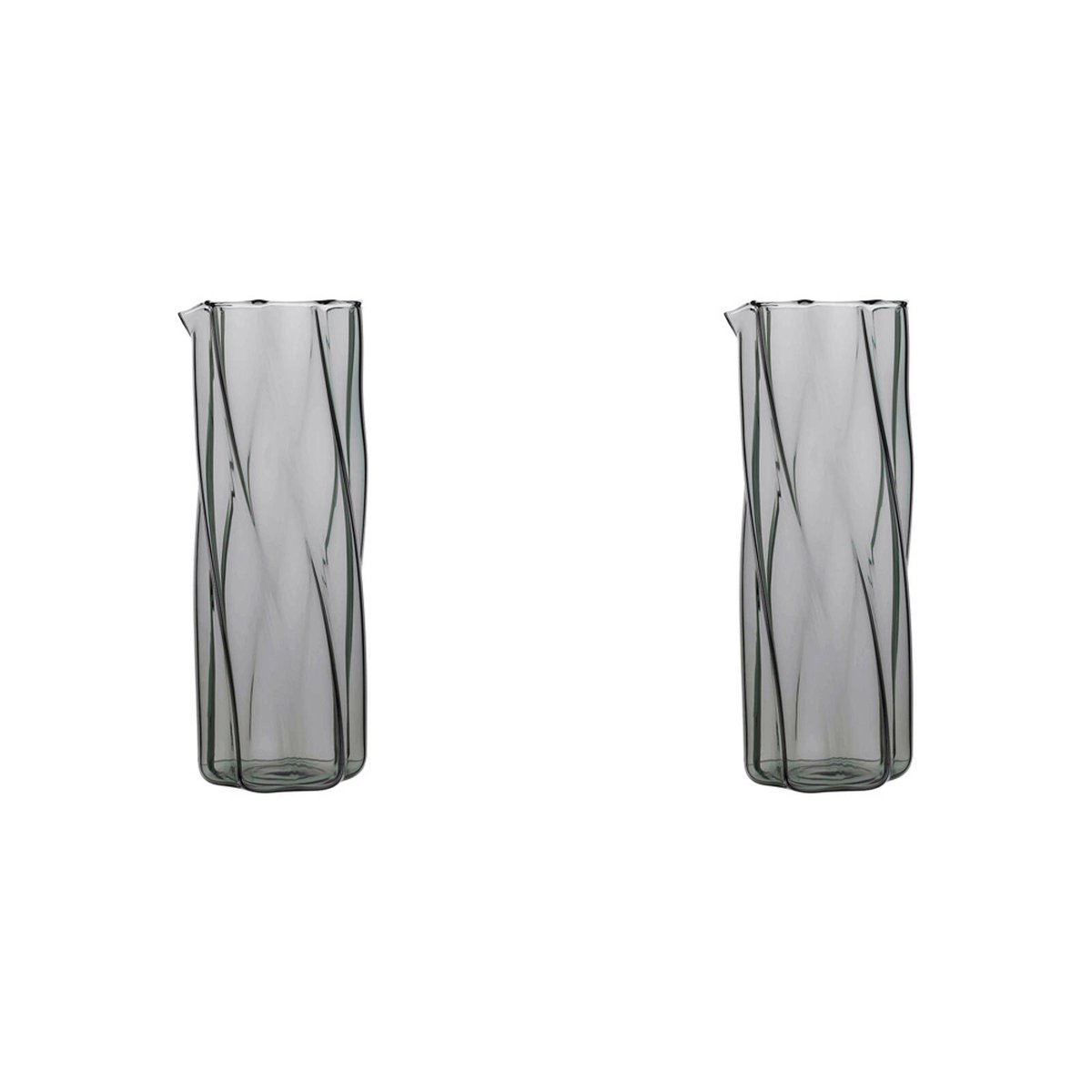 2PK Ecology Borosilicate Glass Aurora Carafe 1.5L/27cm Smoke - Bunnings ...