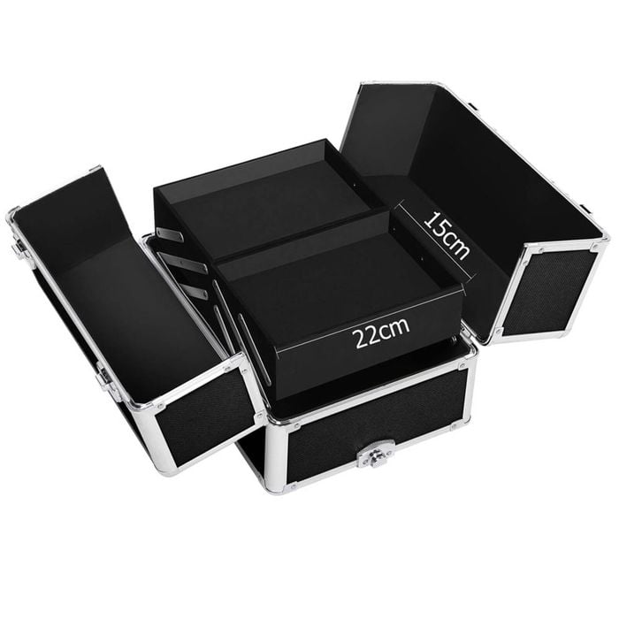 Embellir Makeup Case Beauty Trolley Cosmetic Organiser Box Travel ...