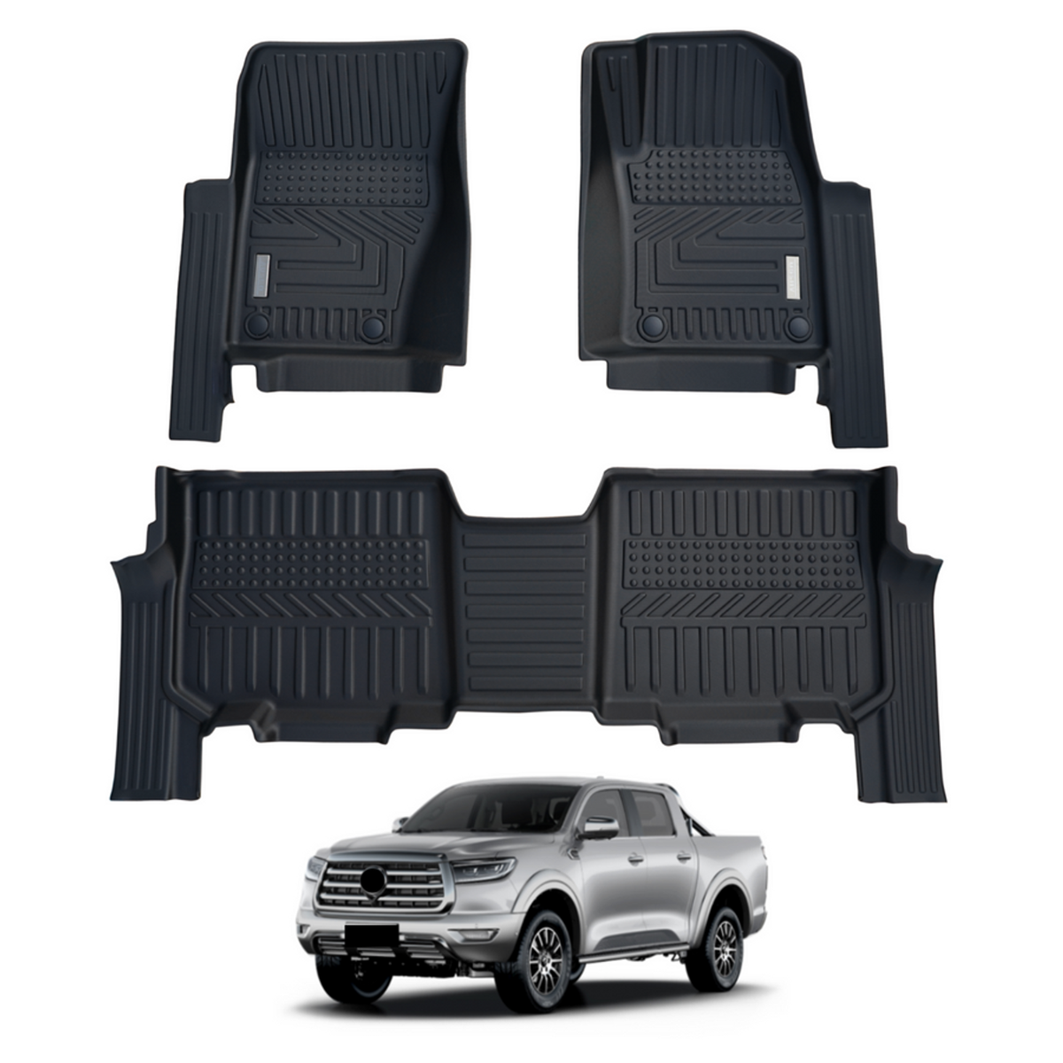 AUSGO 5D Car Floor Mats for GWM Cannon Alpha Diesel 2024-Onwards All ...