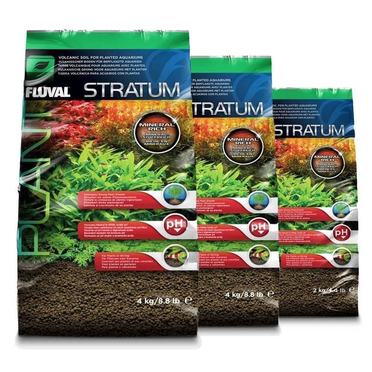 Fluval Stratum Plant and Shrimp Substrate 8kg - Bunnings Australia