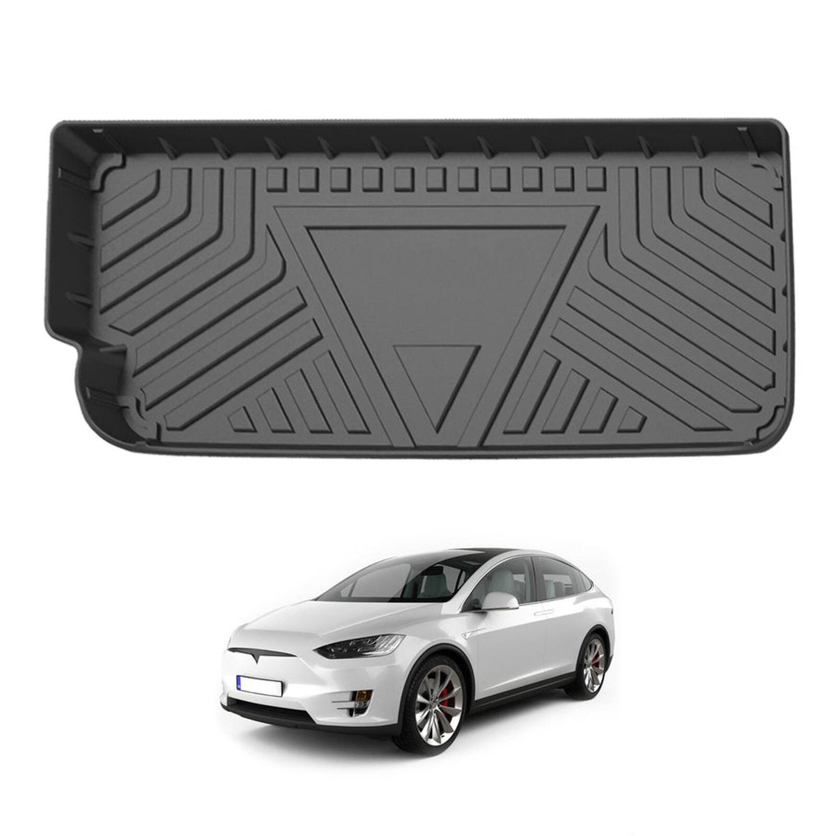 AUSGO Boot Liner for Tesla Model X 2015-Onwards Cargo Trunk Mat Boot ...