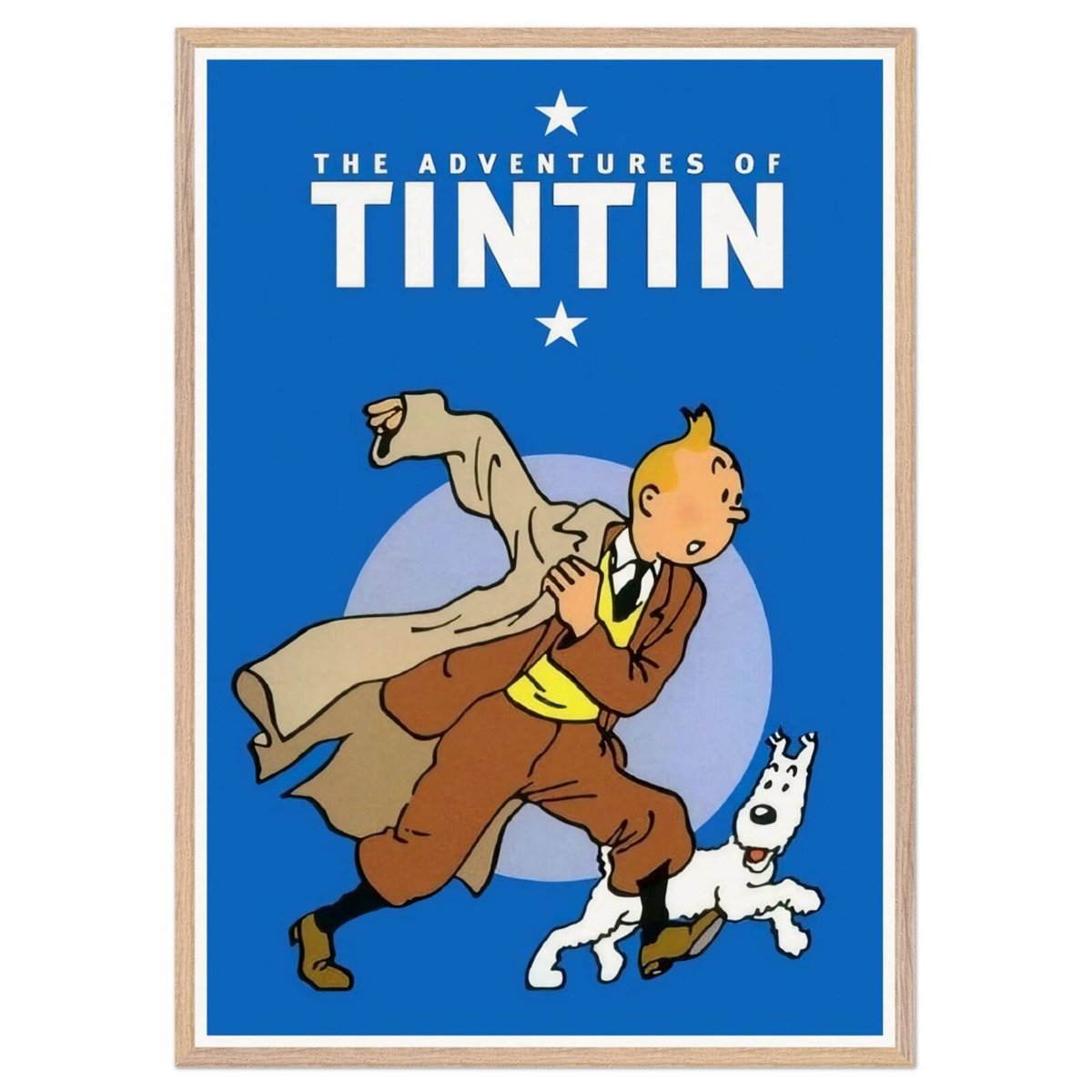 Galrie The Adventures of Tintin Iconic Art Print - Classic Comic Cover ...