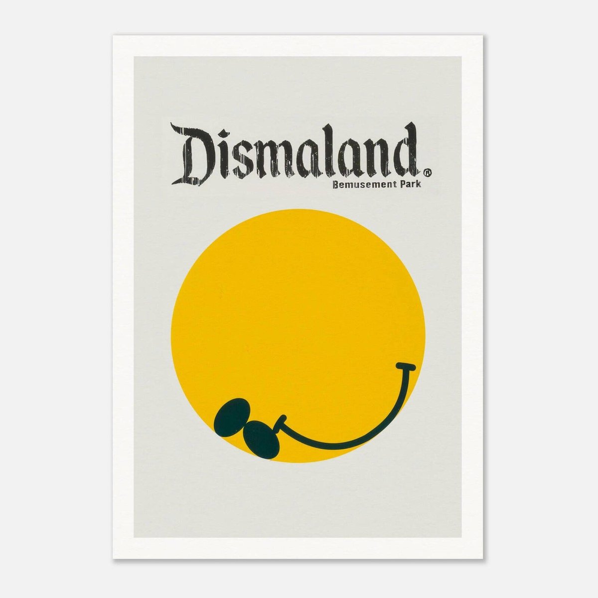 Galrie Banksy Dismaland 2015 Art Poster Urban Art Meets Social ...