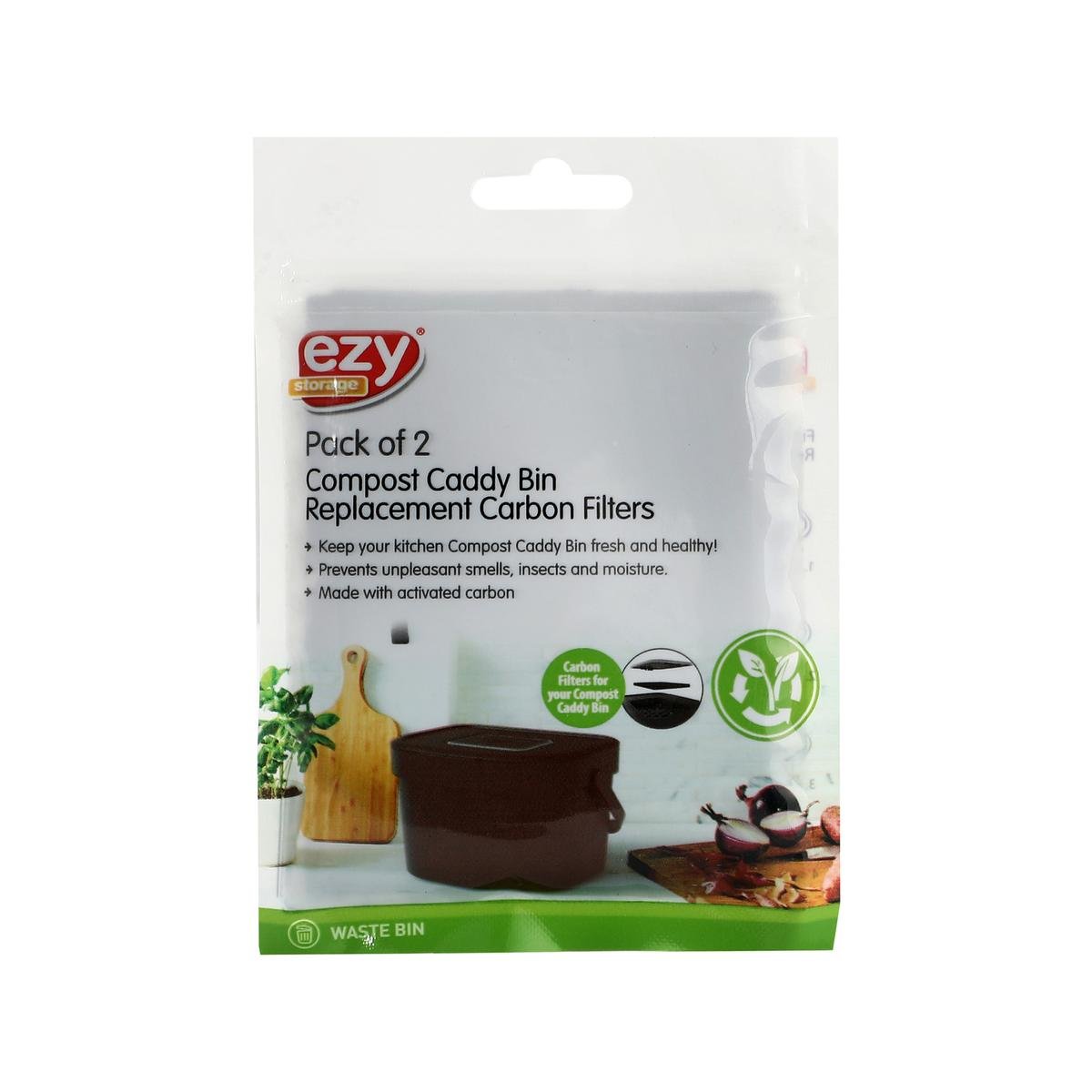 Ezy Storage Compost Carbon Filter Replacement - 2 Pack - Bunnings Australia