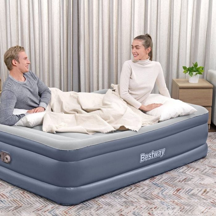 Bestway Air Bed Queen Size 2.03m x 1.52m x 51cm Tritech with Built-in ...
