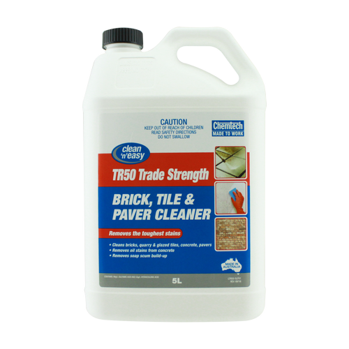Chemtech 5L Brick Tile And Paver Cleaner - Bunnings Australia
