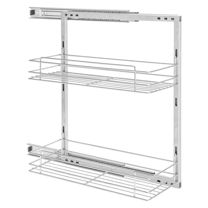 Practa Solutions 200mm 2 Tier Slide Out Under Sink Unit - Bunnings ...