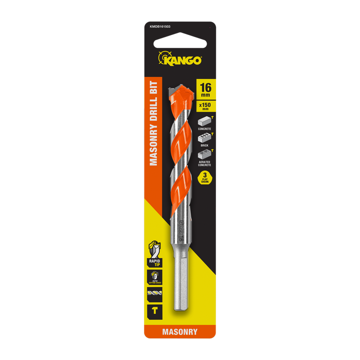 Kango 16 x 150mm 1/4" Masonry Drill Bit - Bunnings Australia