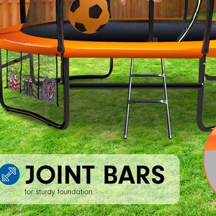 Kahuna Classic 16ft Trampoline - Orange - Bunnings Australia