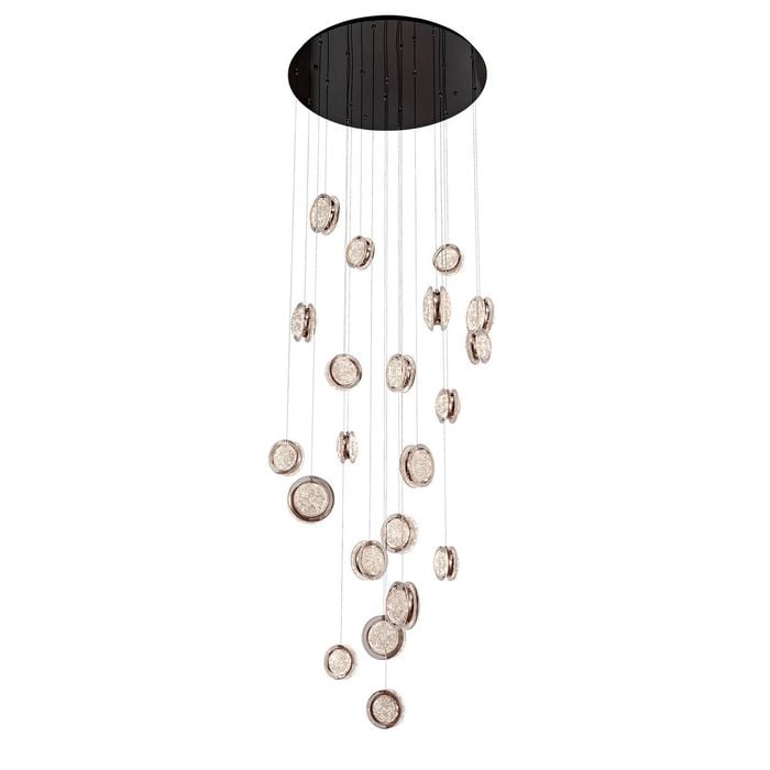 Vencha Yoyo 21 Light Tri-Colour LED Pendant - Black - Bunnings Australia