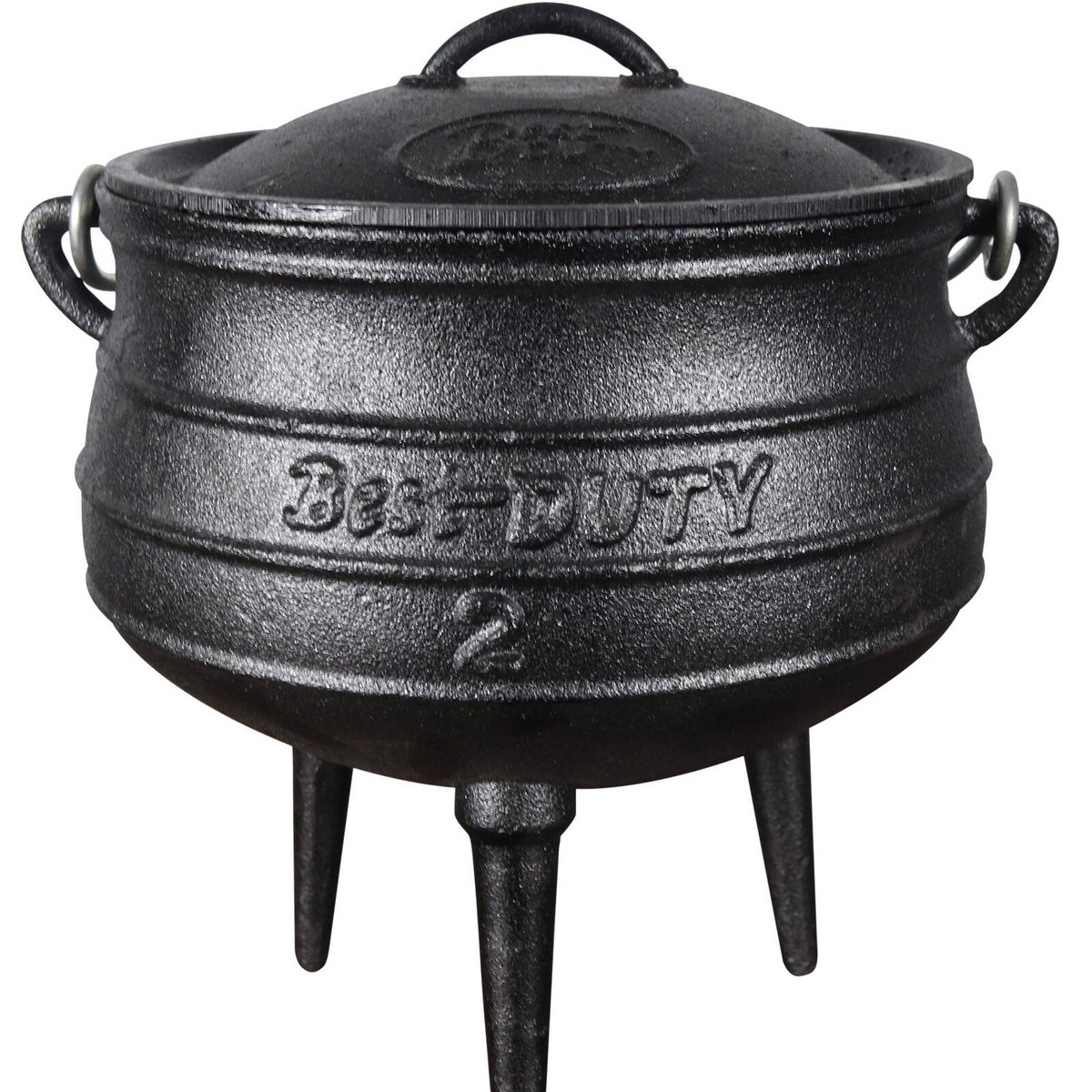 Best Duty - Potjie Pot (3-Legged) - Oil Cured - Size 2 - Bunnings Australia