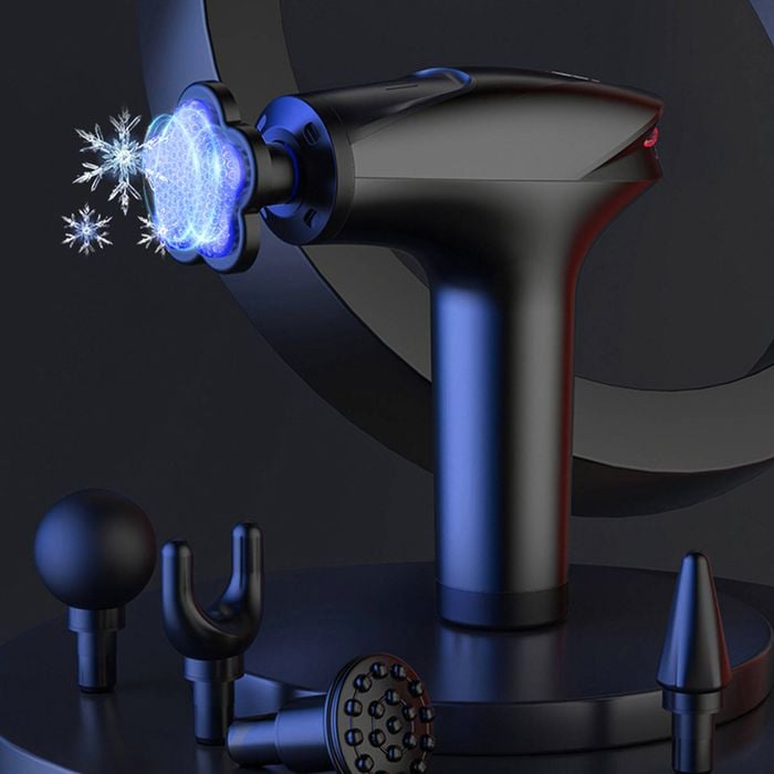 FitSmart FS-1000 Pro Massage Gun Portable USB Charge Black - Bunnings ...