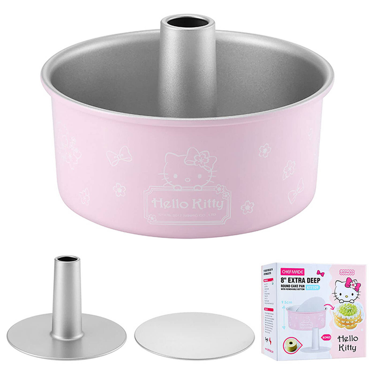 Chefmade x Sanrio Hello Kitty Extra Deep Round Cake Pan 20cm - Bunnings ...