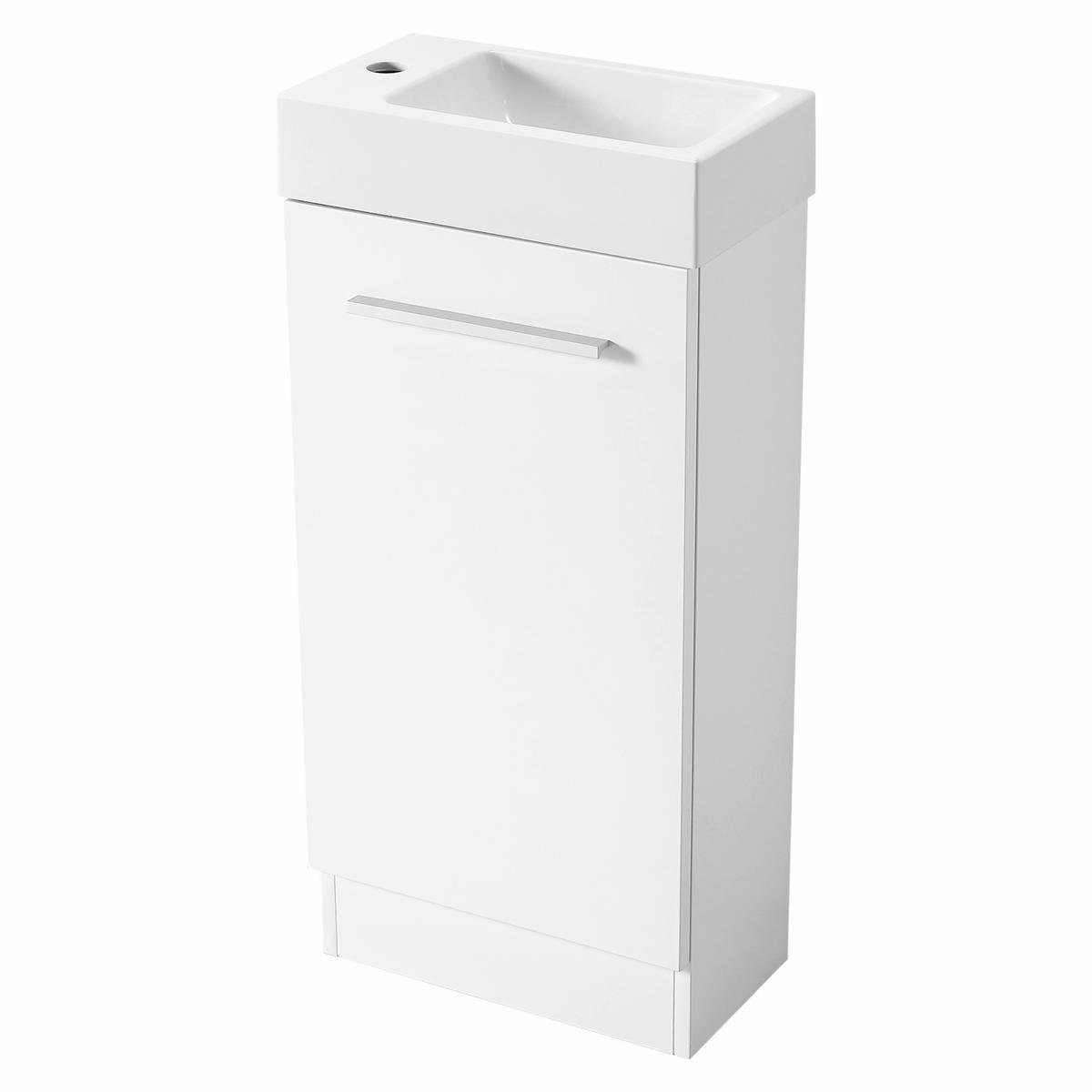 Estilo 400mm White Bathroom Vanity With 1 Tap Hole - Bunnings Australia
