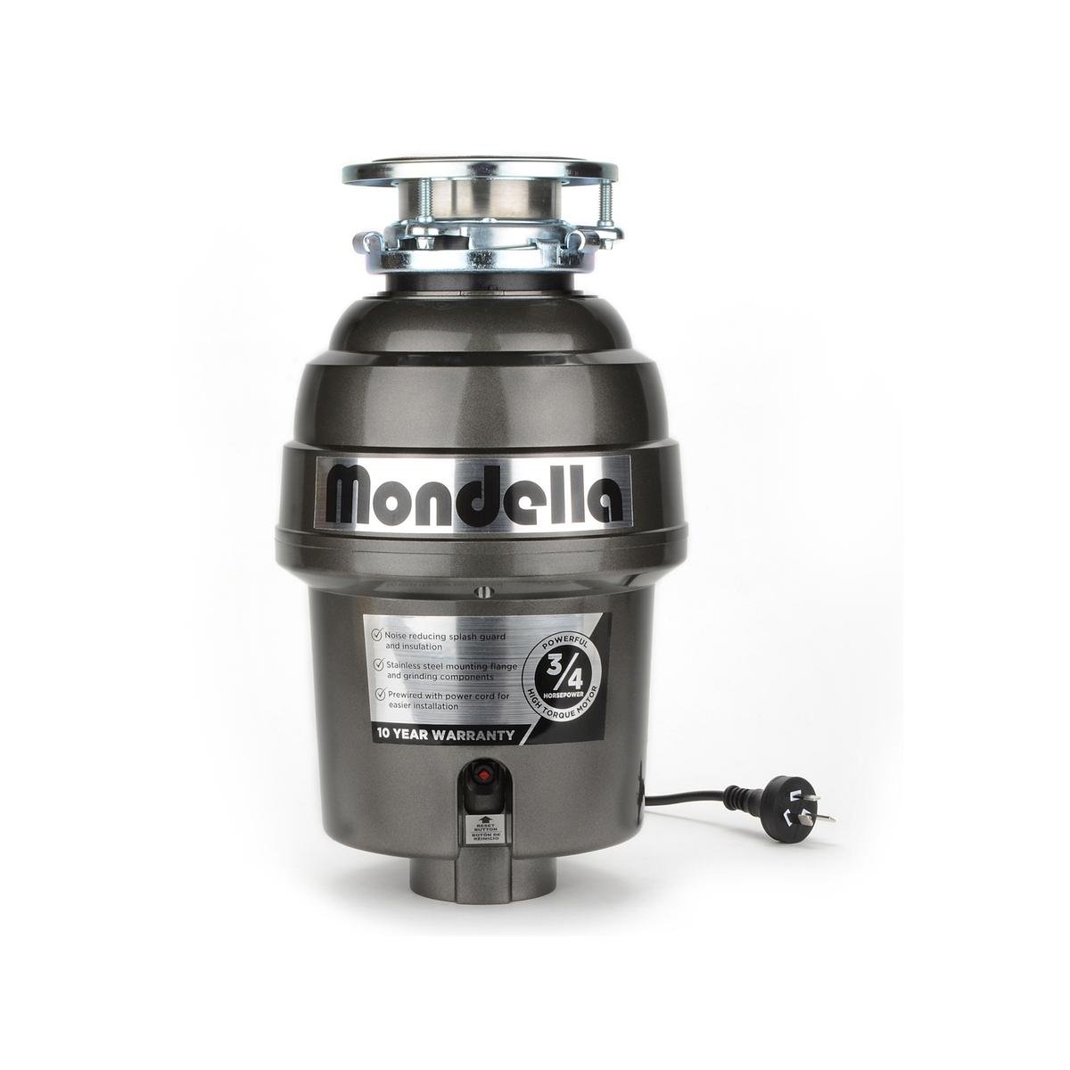 Mondella 3/4 HP High Torque Waste Disposal - Bunnings New Zealand