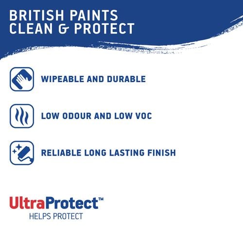 British Paints Extra Deep Low Sheen Clean and Protect Interior Paint ...