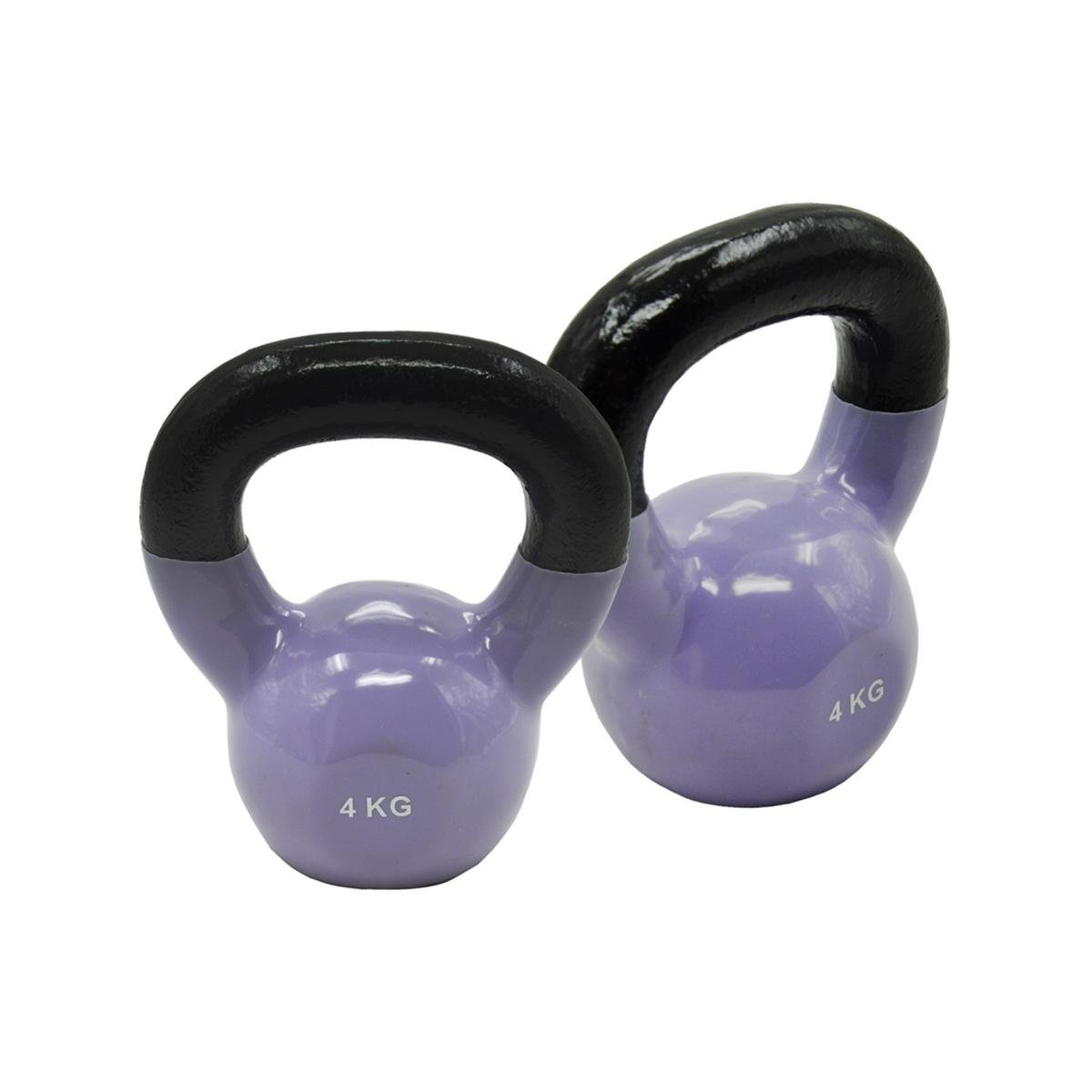 4Kg x 2 Iron Vinyl Kettlebell Weight - Bunnings Australia