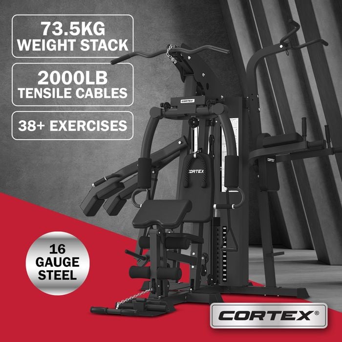 Cortex GS7 Multi Station Multi-Function Home Gym with 73kg Stack ...