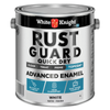 White Knight Rust Guard 4L White Satin Quick Dry Advanced Enamel Paint ...