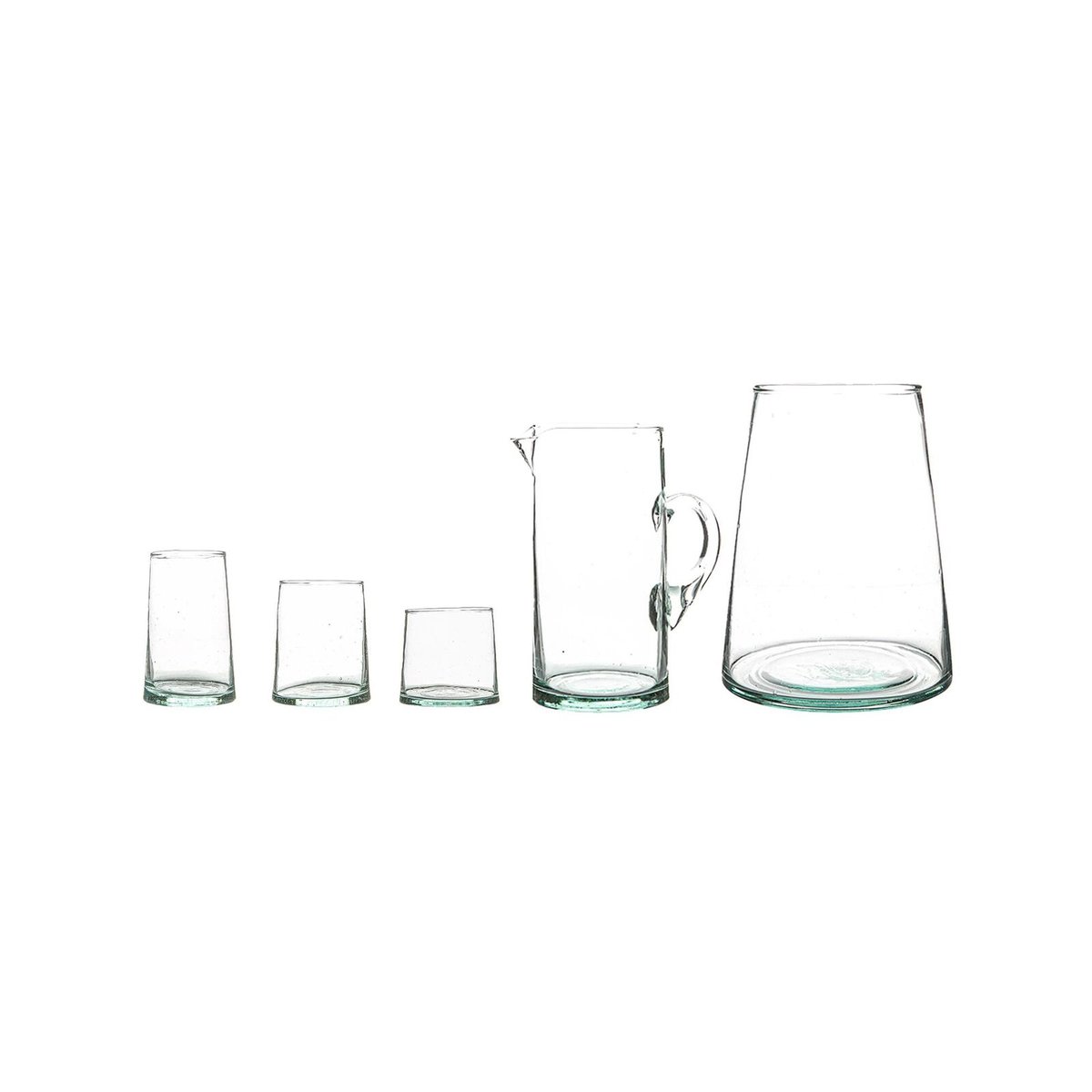 Nicola Spring 20 Piece Recycled Glassware Set - Clear - Bunnings Australia