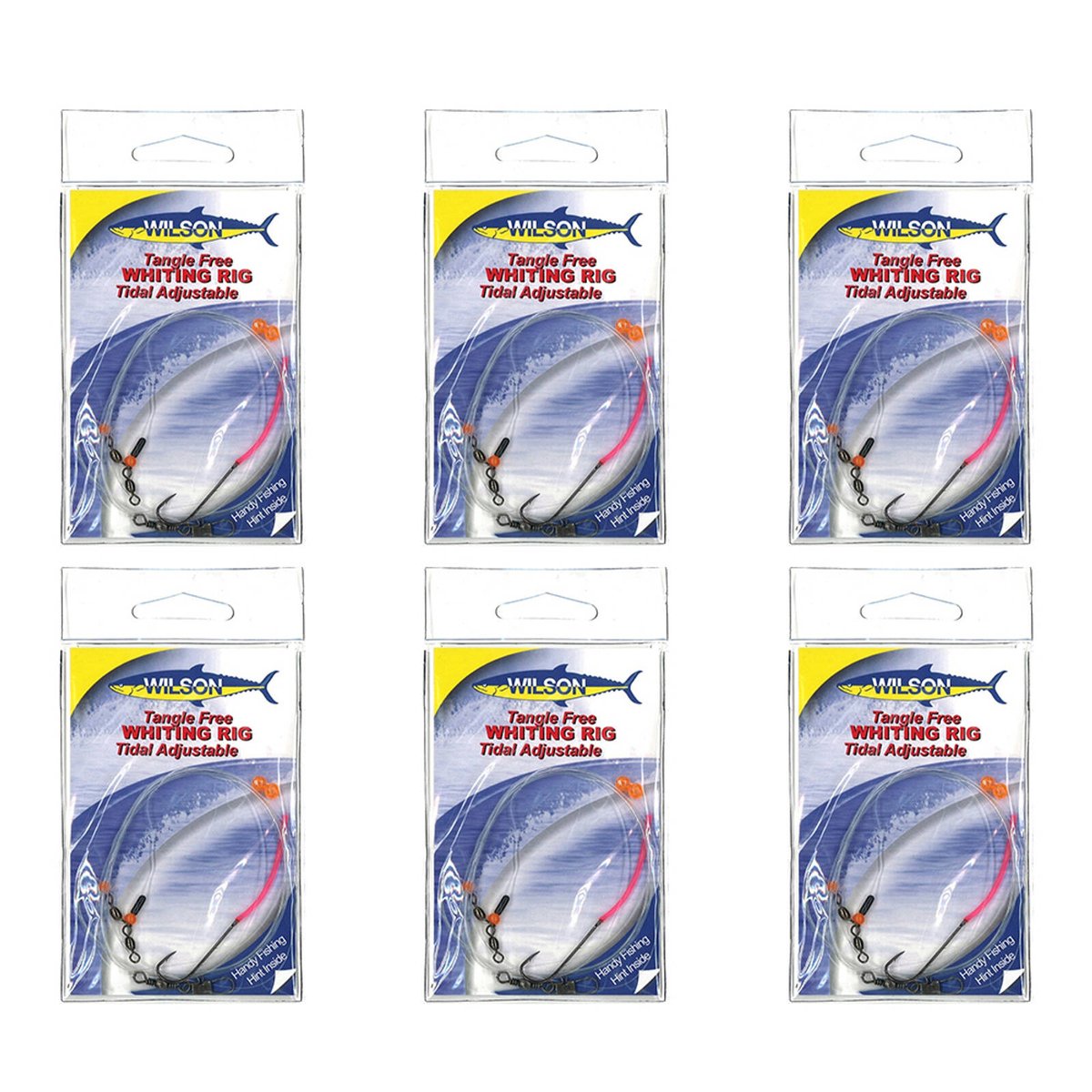 6x Wilson Tidal Adjustable Tangle Free Whiting Rig - Size 4 - Bunnings ...