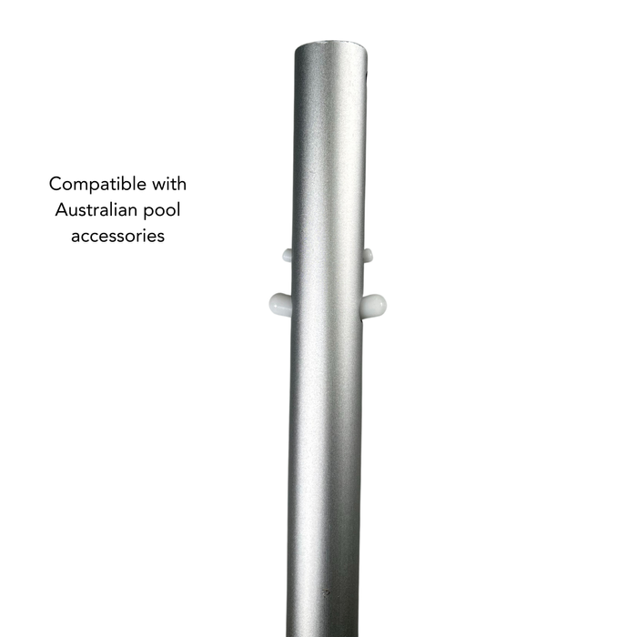 Hy-Clor Telescopic Pool Pole with Push-Button Adjustment 1.5-4.5m ...