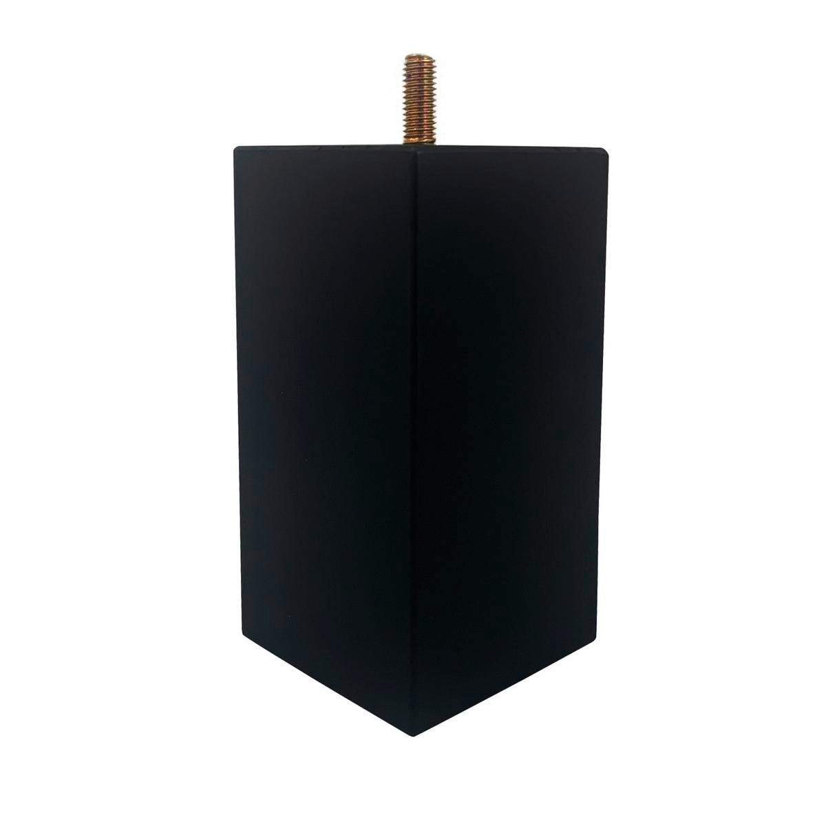 Adoored 73 x 73 x 150mm Black Square Pine Furniture Leg - Bunnings ...