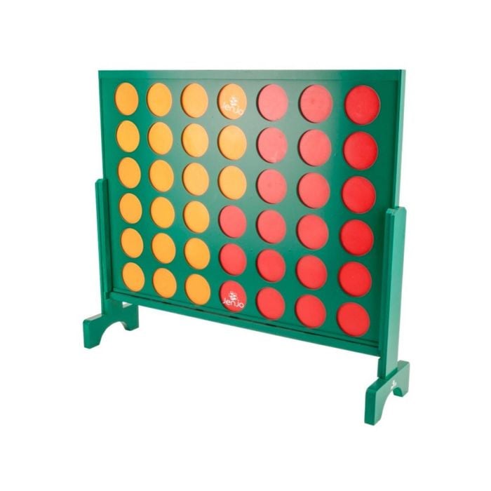 Wooden Indoor Outdoor Giant Connect Four In A Row Game Set 120x109cm ...