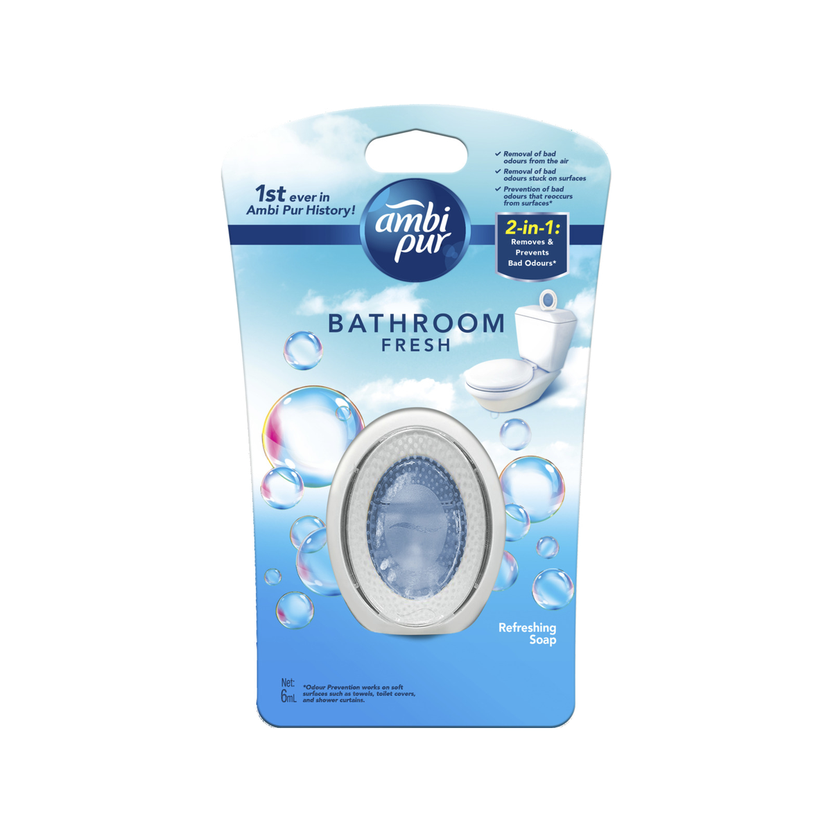 Ambi Pur 2 in 1 Bathroom Freshner Refreshing Soap - Bunnings Australia