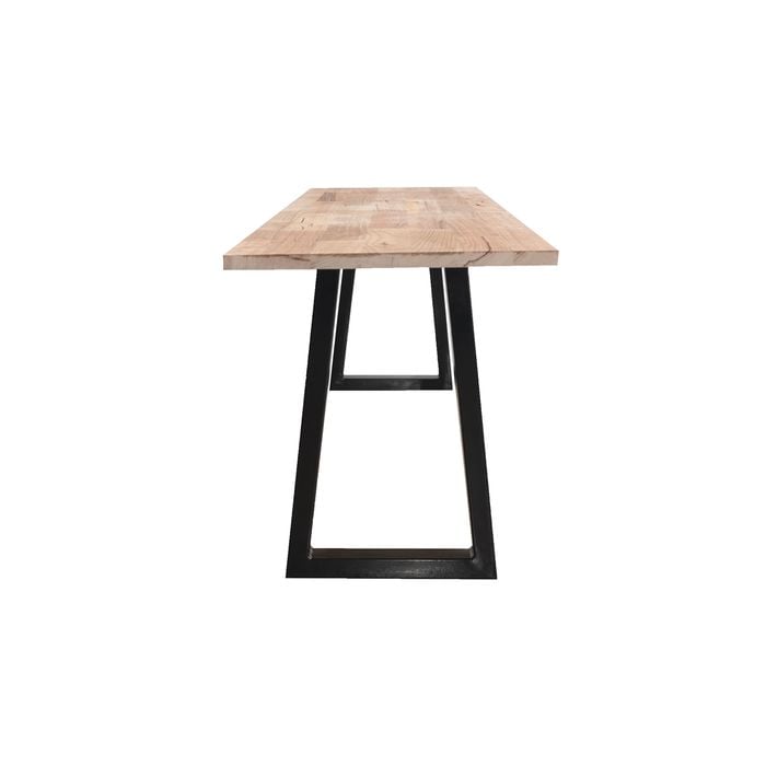 RapidHome 30 x 45 x 6cm Black La Paz Steel Tube Bench Seat Furniture Leg Bunnings Australia