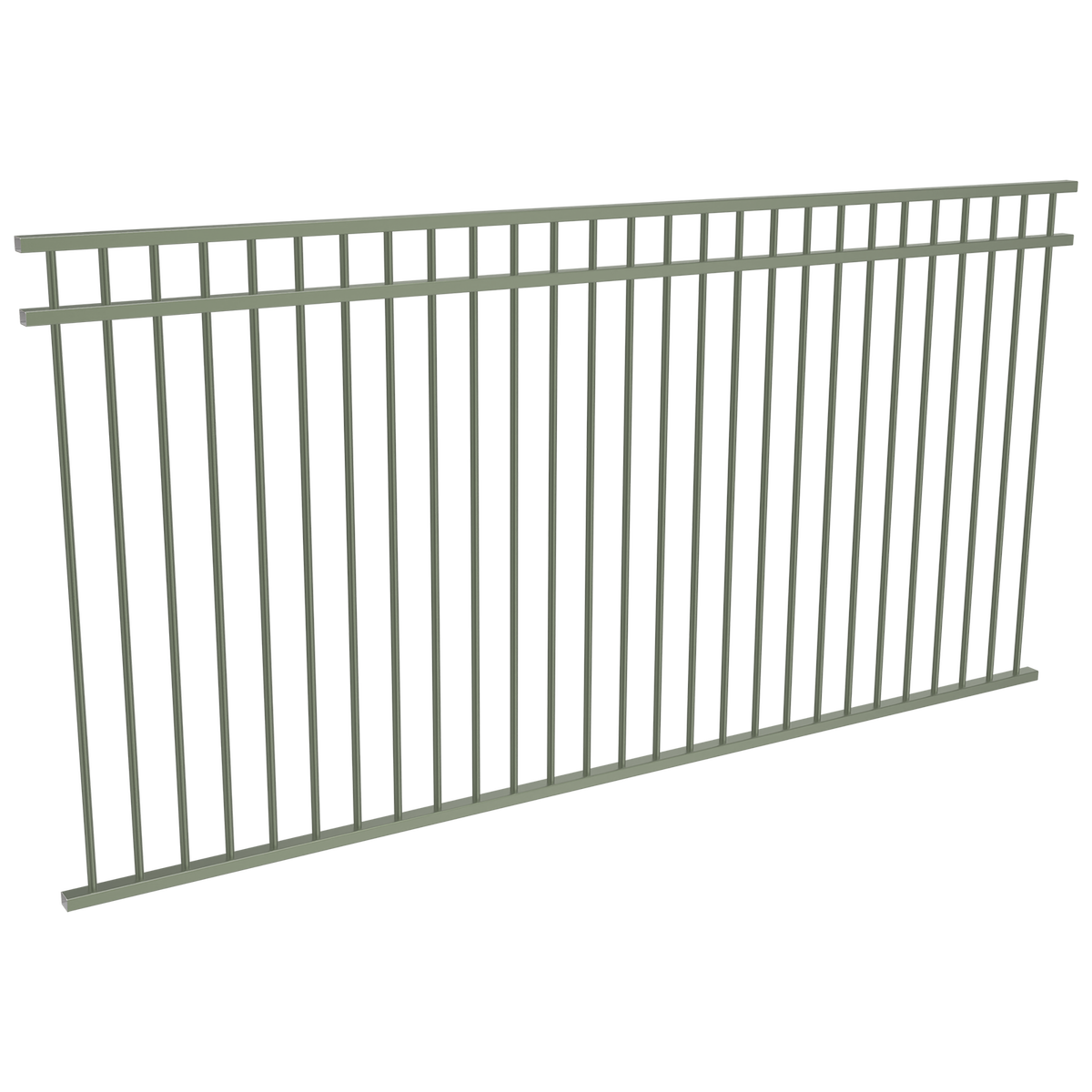 ProtectorAl 2400 x 1200mm Pale Eucalypt Aluminium Pool Fence Panel DTR ...